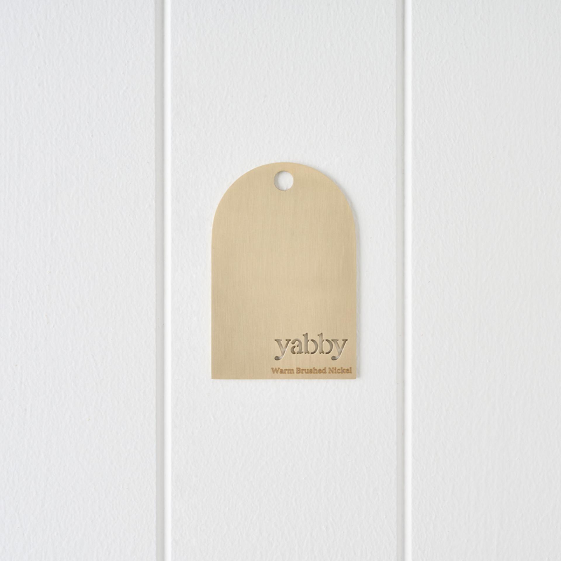 Warm Brushed Nickel Tapware Sample Disc | Yabby