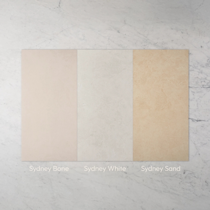 Sydney Matte White Stone Look Tile | TileCloud