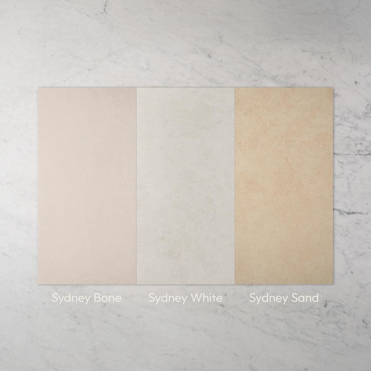 Sydney Matte White Stone Look Tile | TileCloud
