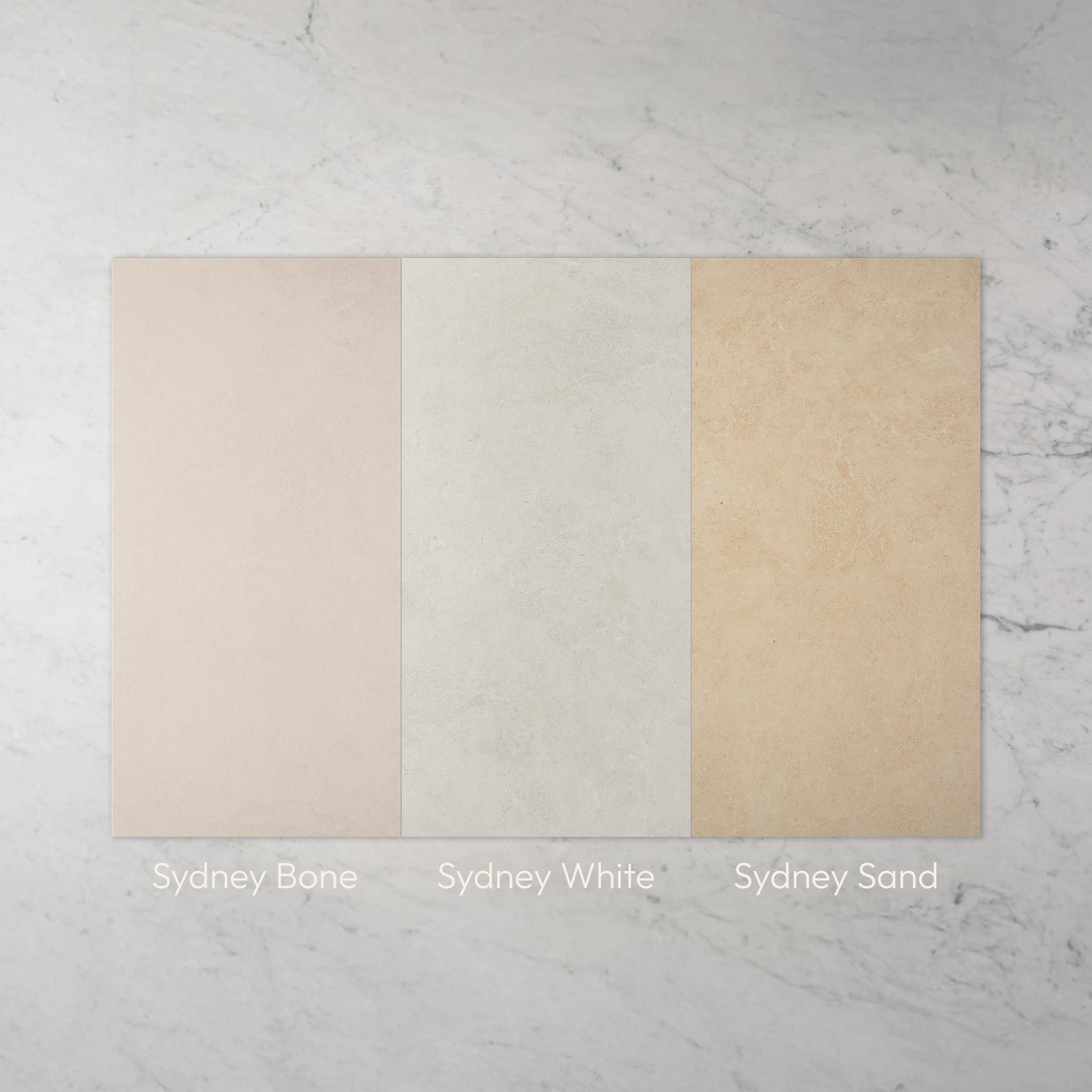 Sydney Matte White Stone Look Tile | TileCloud