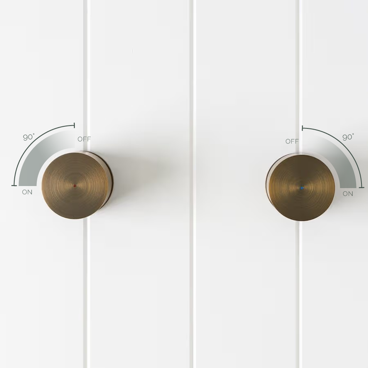 Round Taps Antique Brass | Yabby
