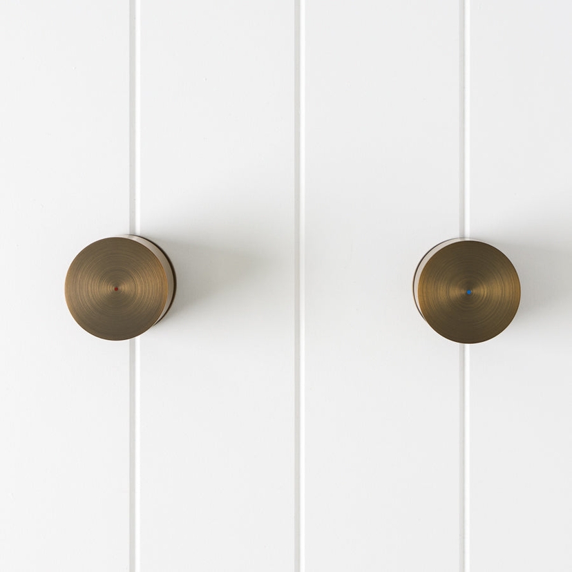 Round Taps Antique Brass | Yabby