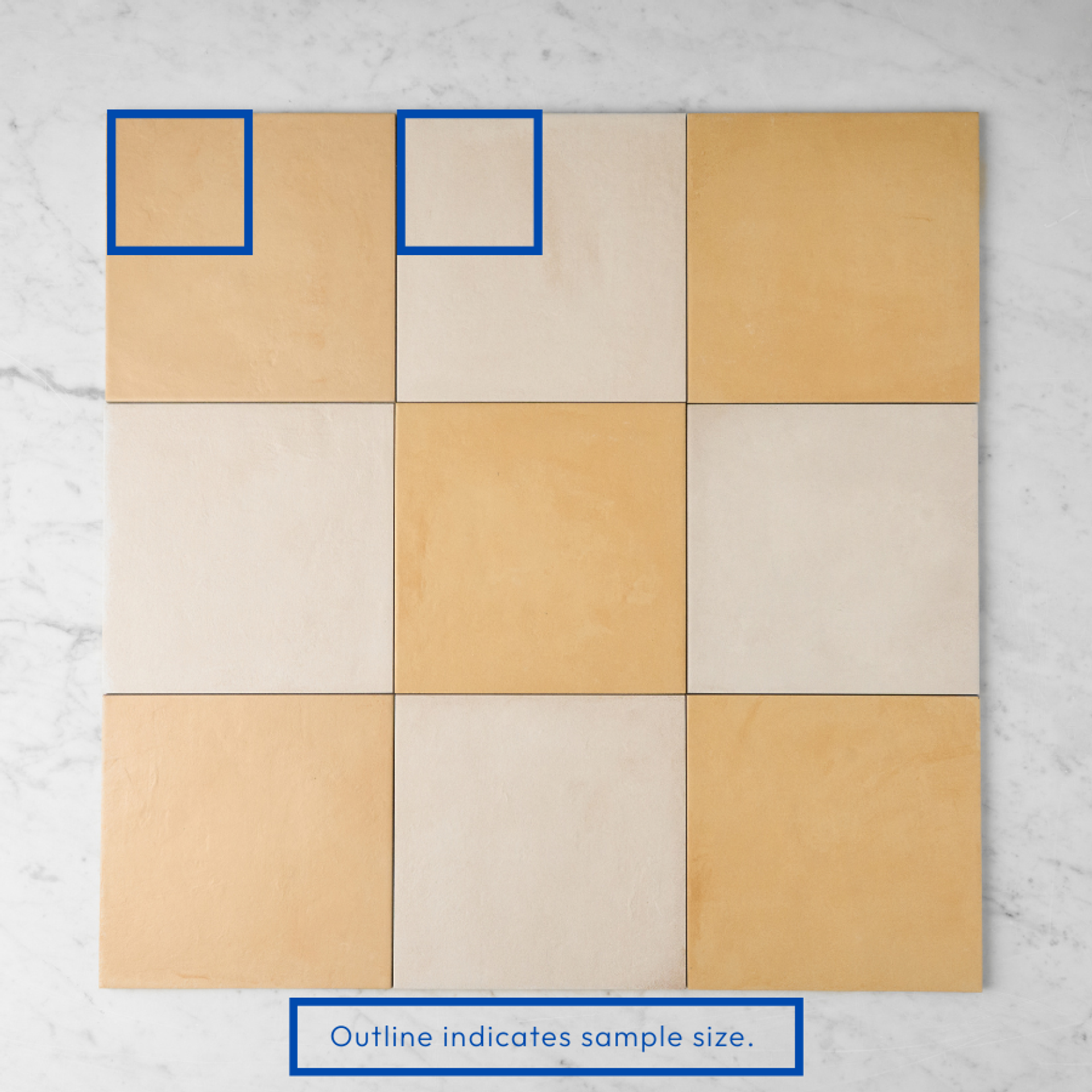 Bronte Checkerboard Butter & White Tile | TileCloud