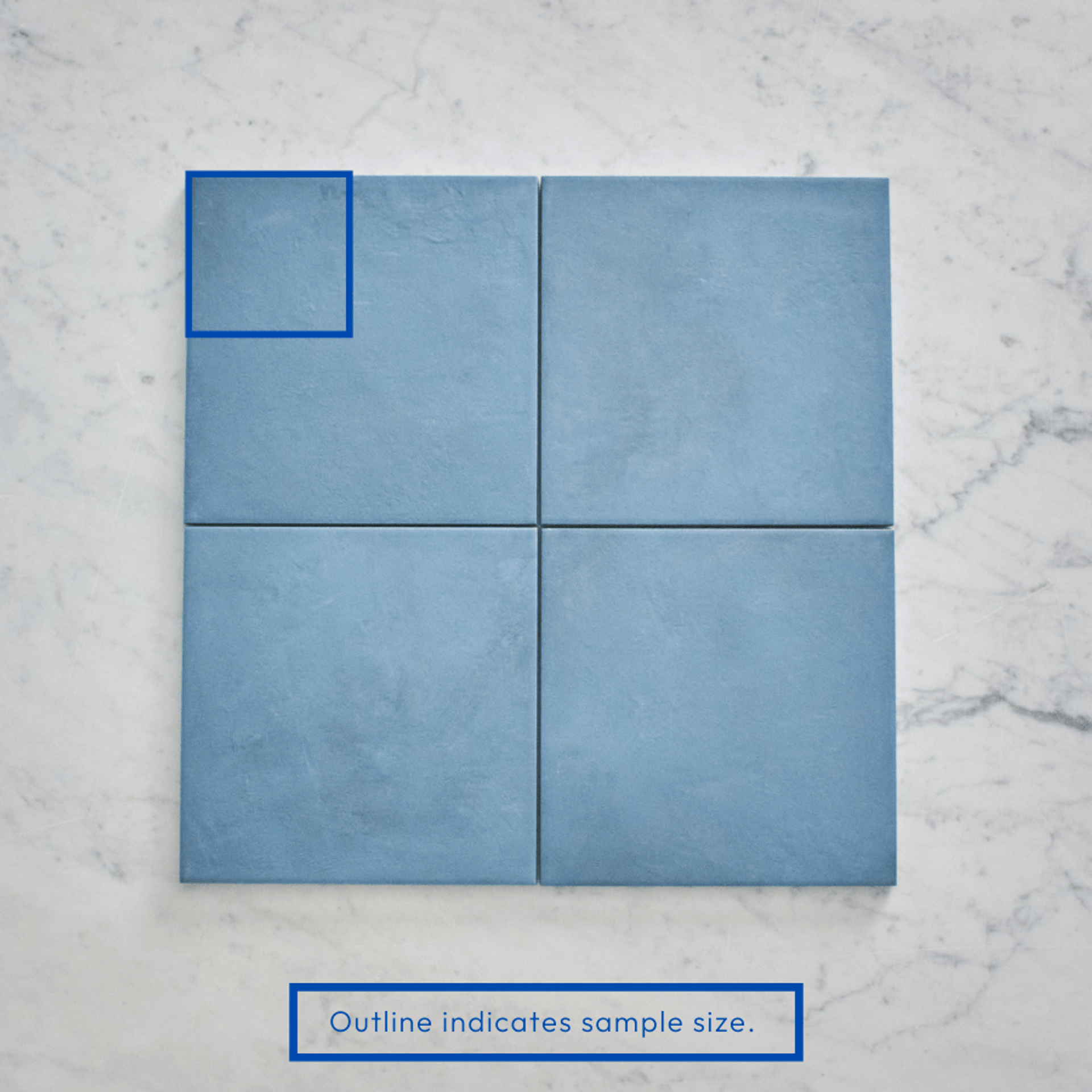 Bronte Square Blue Tile | TileCloud