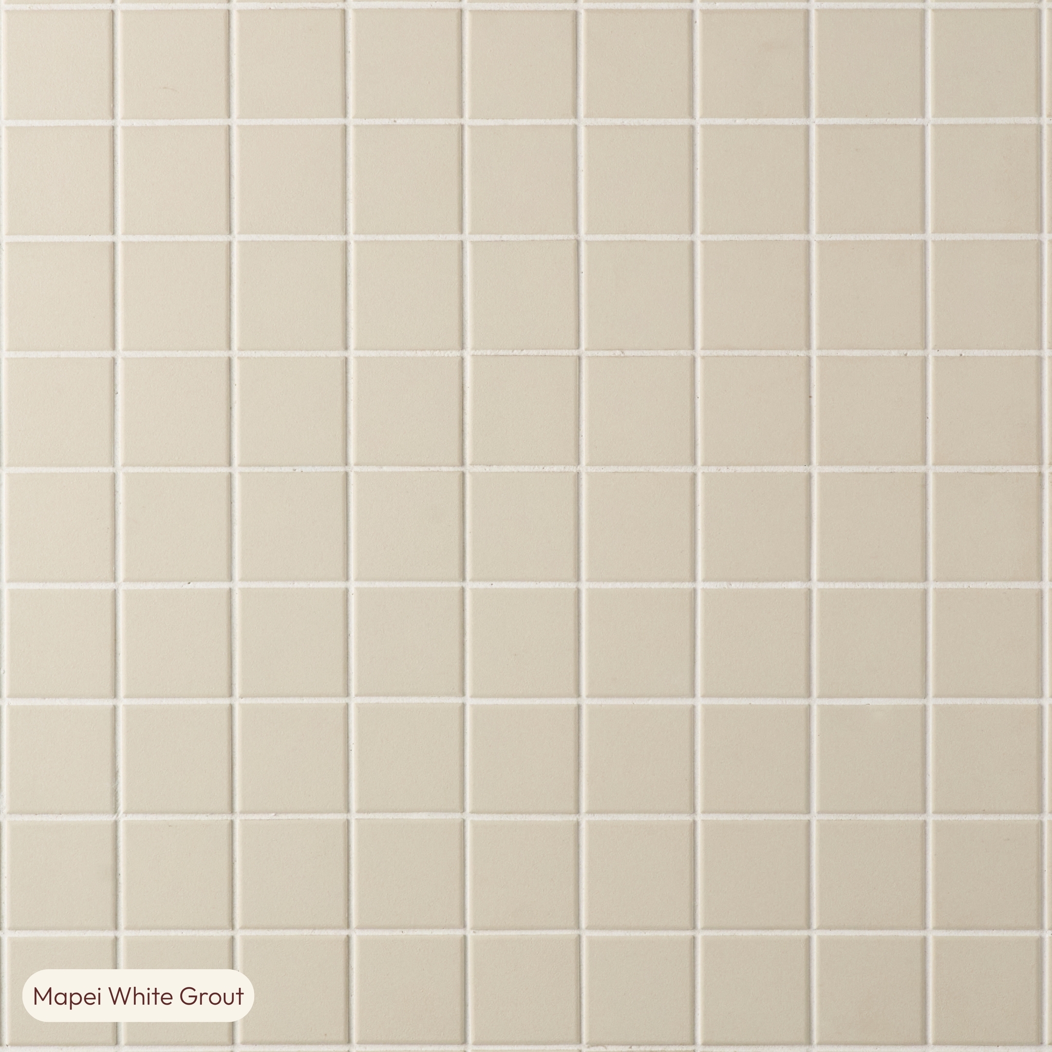 Haddon Bone Matte Medium Square Tile | TileCloud