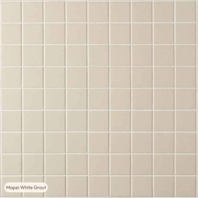Haddon Bone Matte Medium Square Tile | TileCloud