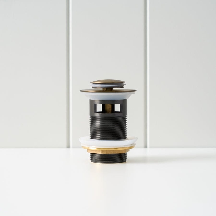Pop Up Waste - Overflow - Antique Brass | Yabby