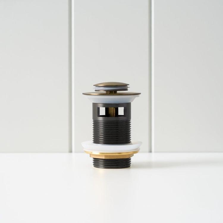 Pop Up Waste - Overflow - Antique Brass | Yabby