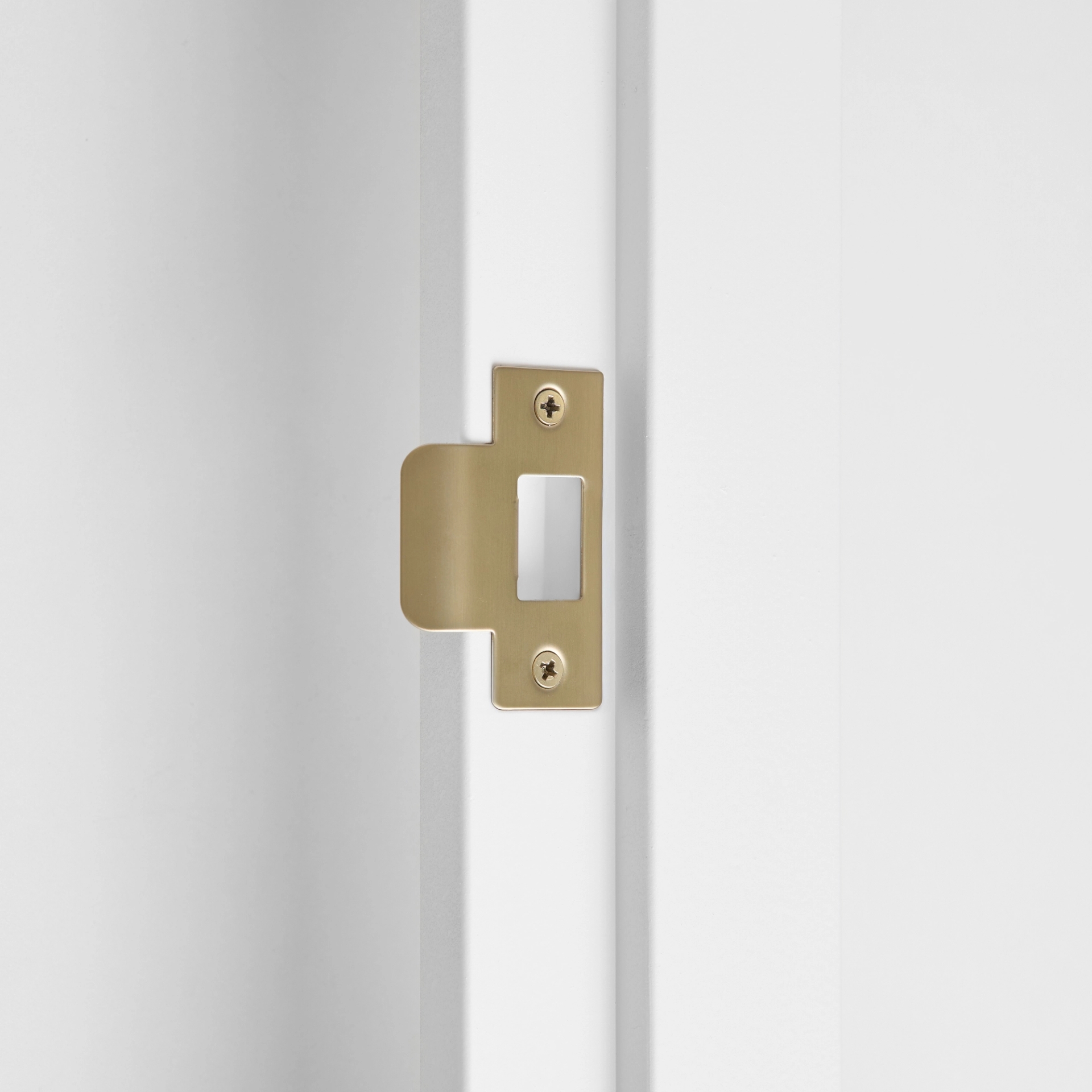 Melbourne Door Handle Warm Brushed Nickel | Yabby