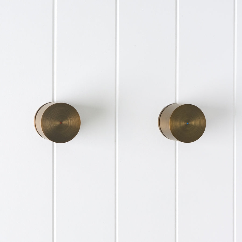 Round Taps Antique Brass | Yabby