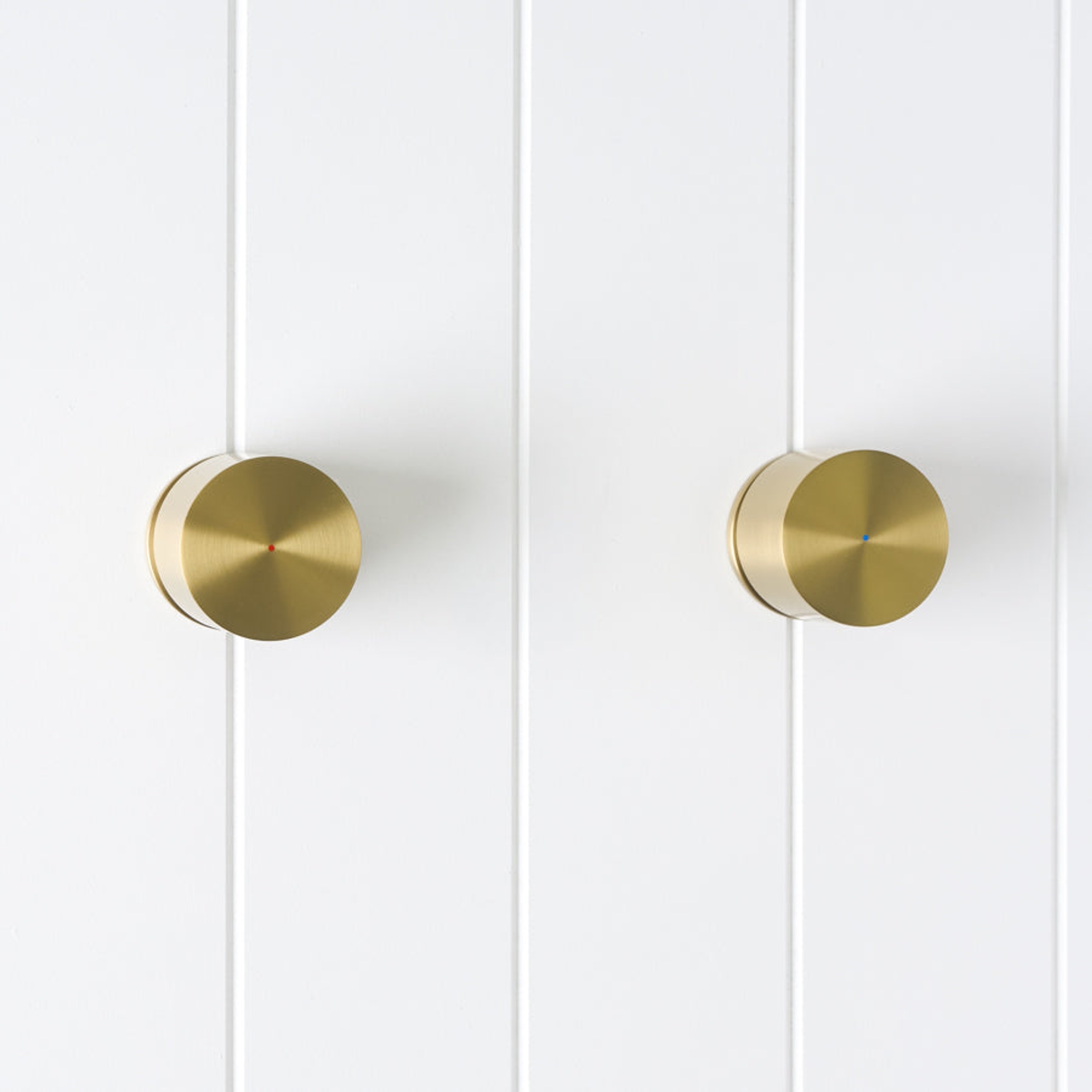 Round Taps Brushed Brass | Yabby