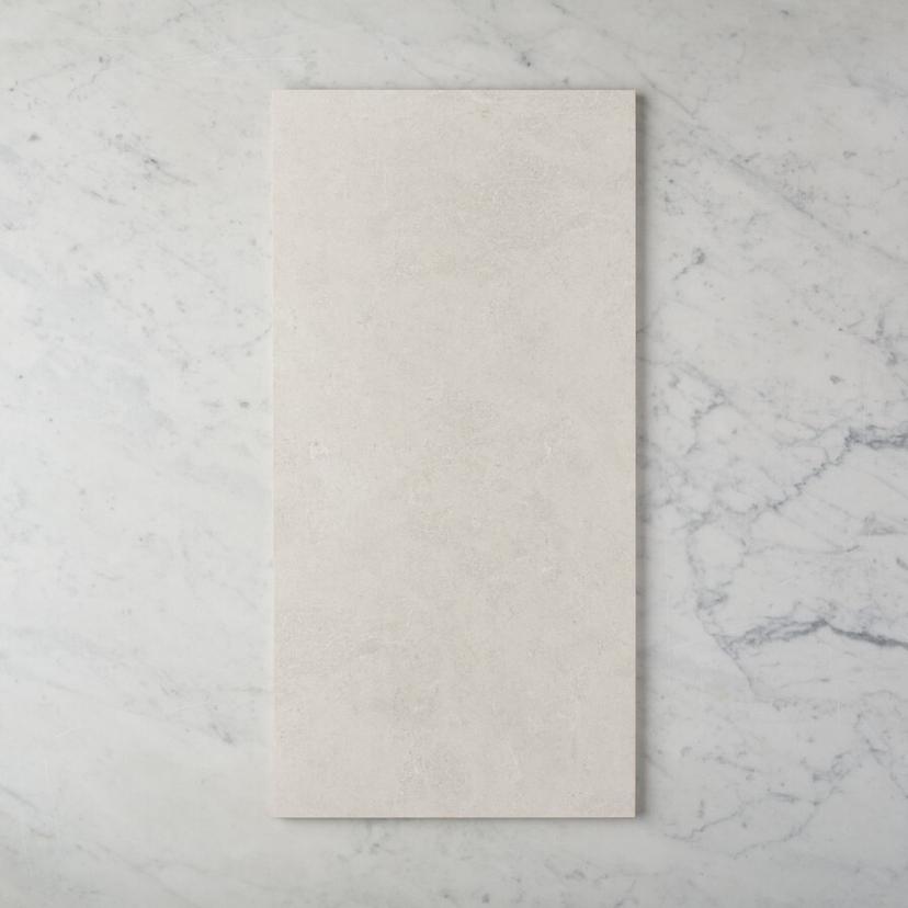 Sydney Matte White Stone Look Tile | TileCloud