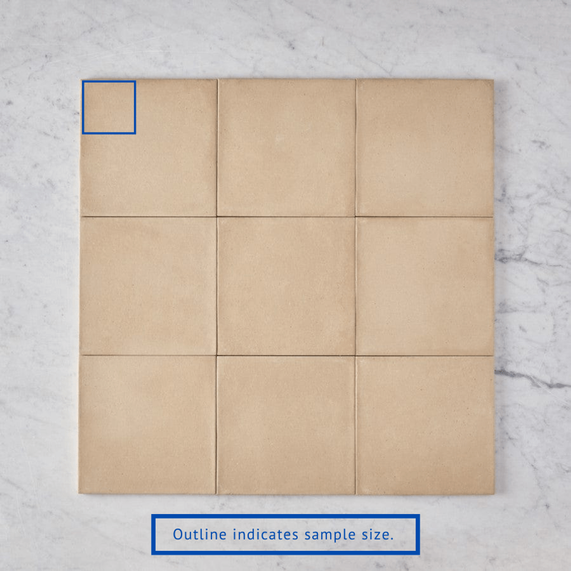 Tamarama Beige Square Tile | TileCloud
