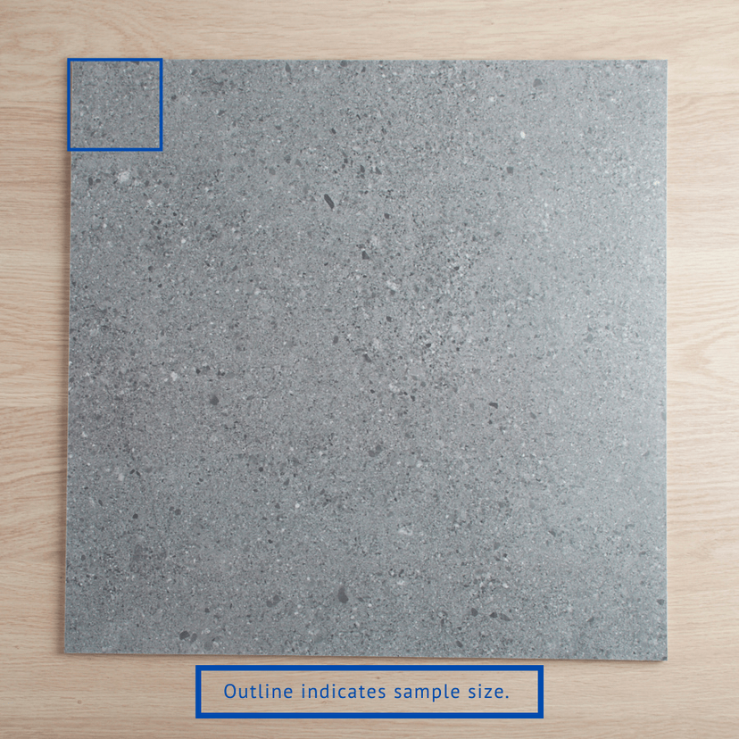Hamilton Matte Charcoal Concrete Look Tile | TileCloud