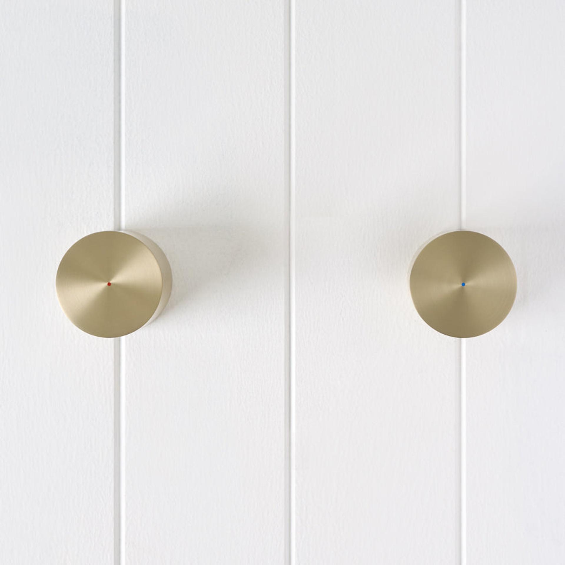 Round Taps Warm Brushed Nickel | Yabby