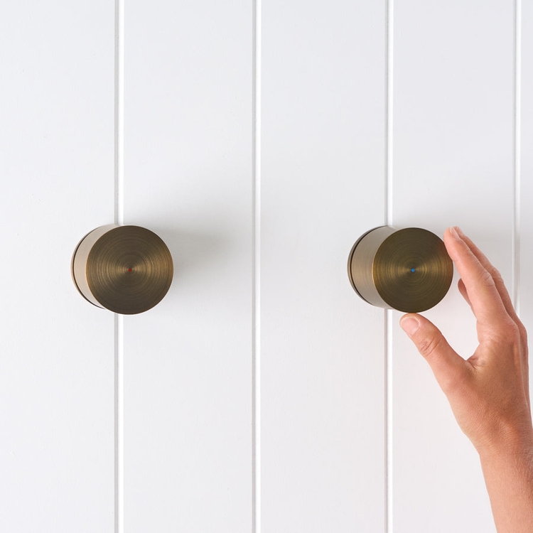 Round Taps Antique Brass | Yabby