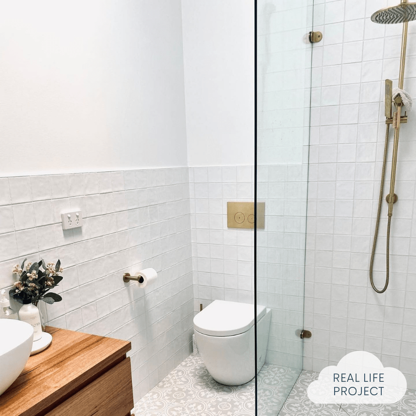Newport Matte White Small Square Tile | TileCloud