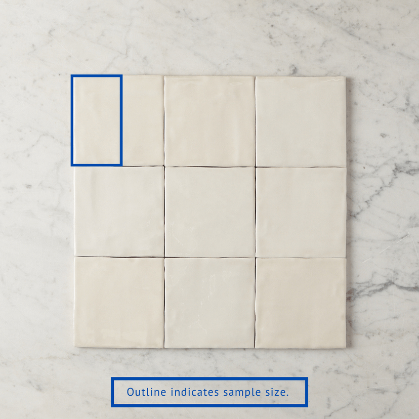 Newport Gloss Bone Mixed Square Tile | TileCloud