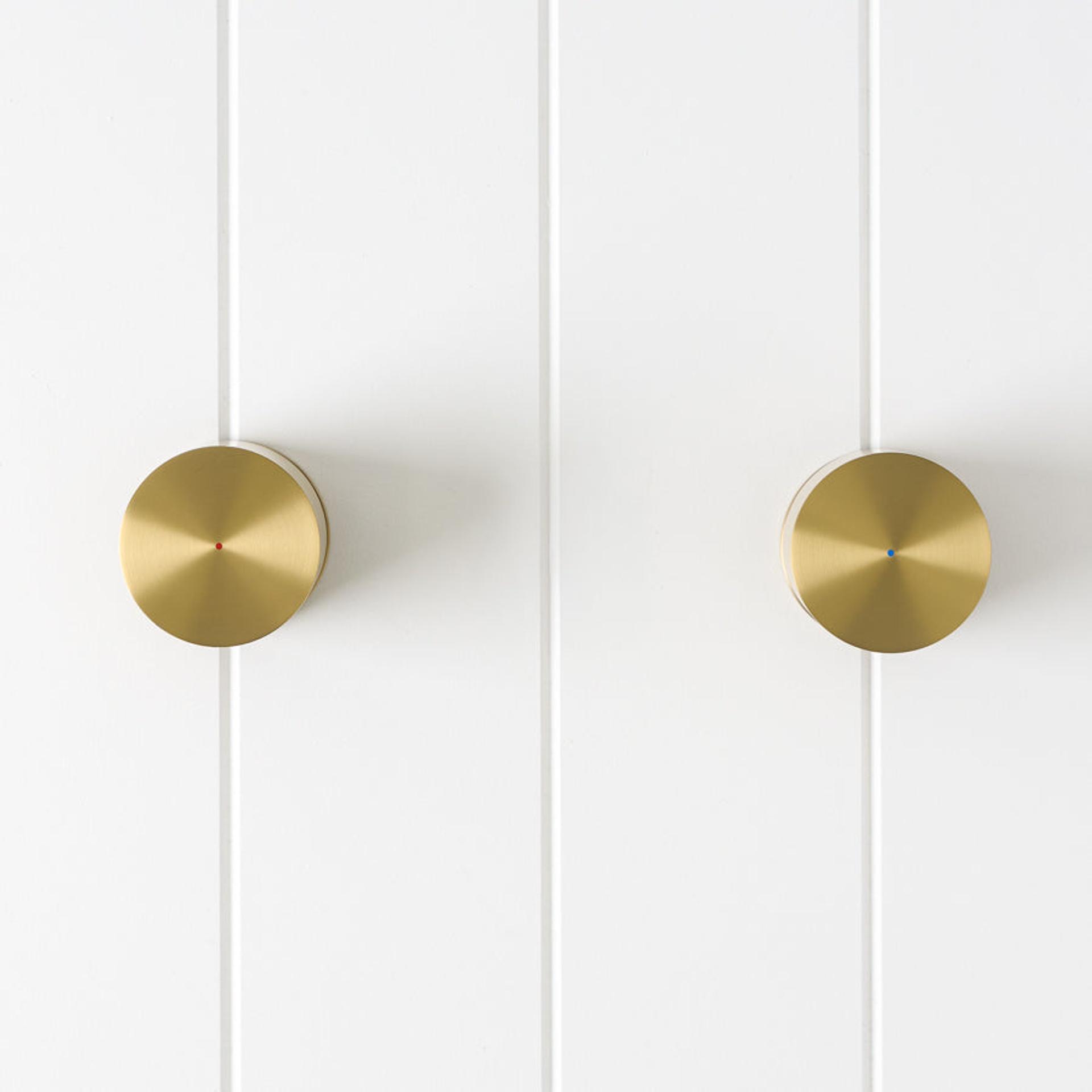Round Taps Brushed Brass | Yabby
