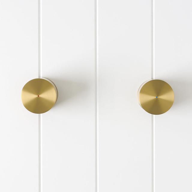 Round Taps Brushed Brass | Yabby