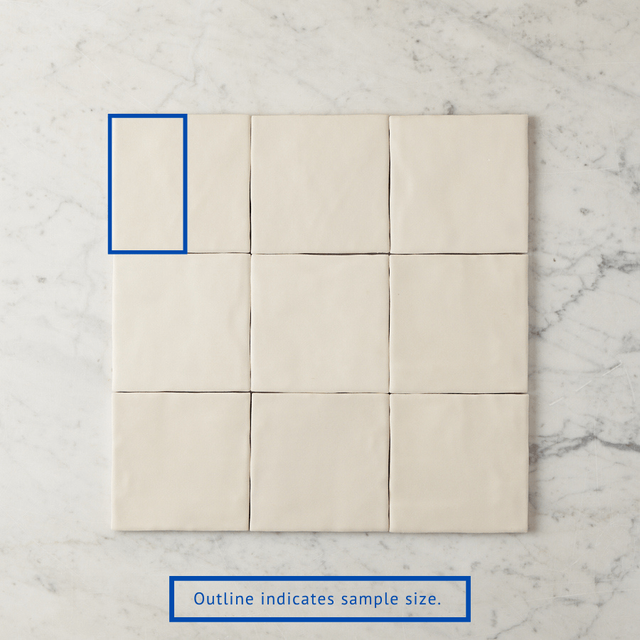 Newport Matte Bone Mixed Square Tile | TileCloud