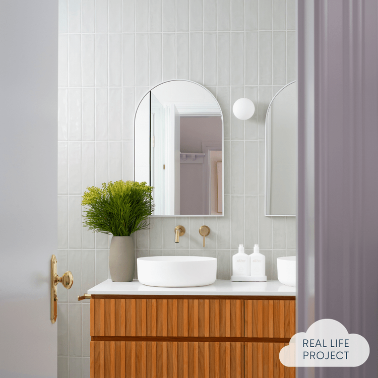 Newport Gloss Subway Sage Green Tile | TileCloud