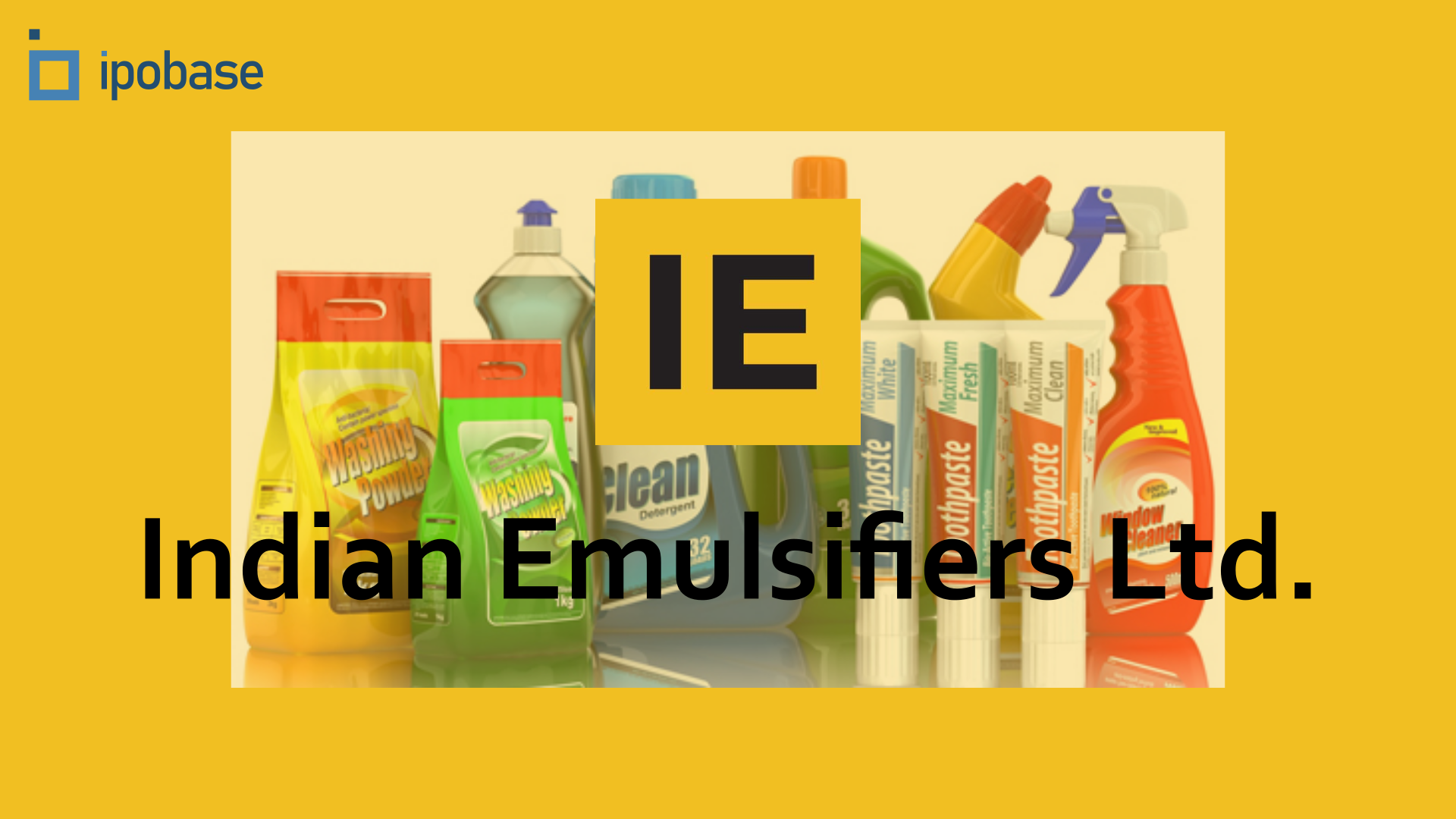 Indian Emulsifiers IPO Details, Financials, Valuation & Peers