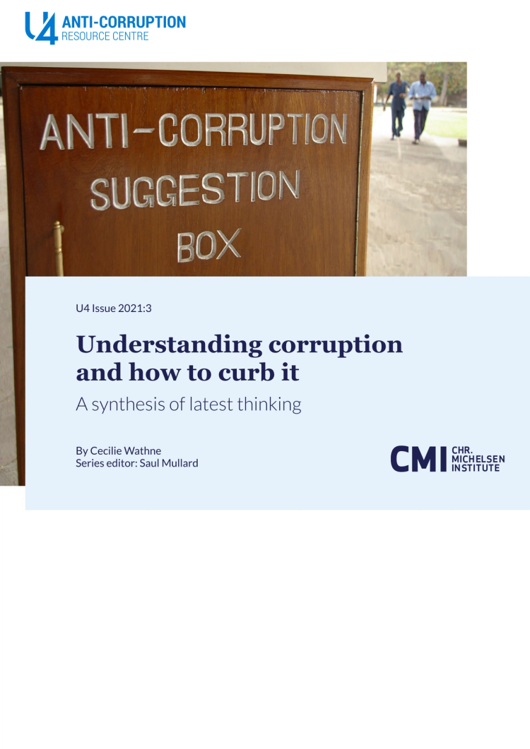 Understanding corruption and how to curb it