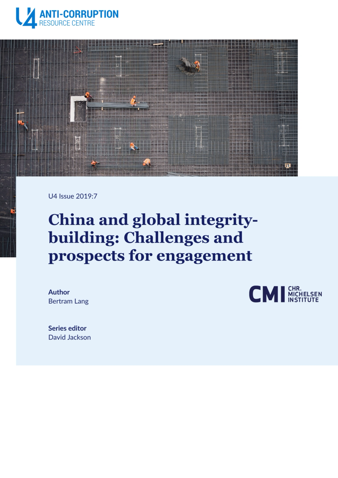 China and global integrity-building: Challenges and prospects for ...