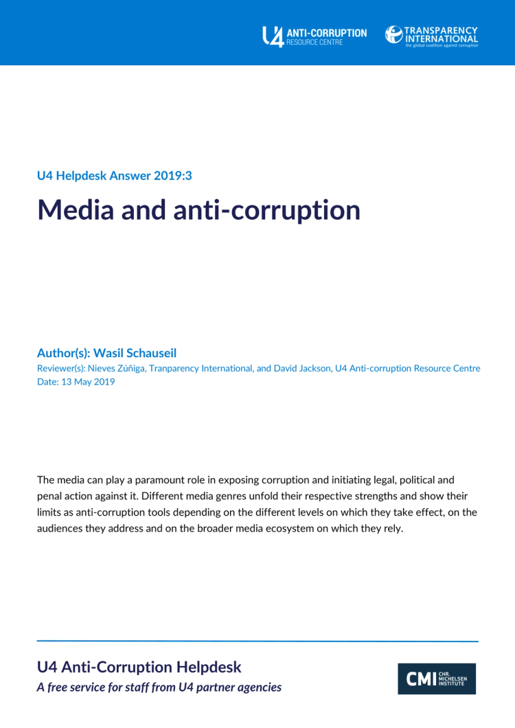 Media and corruption