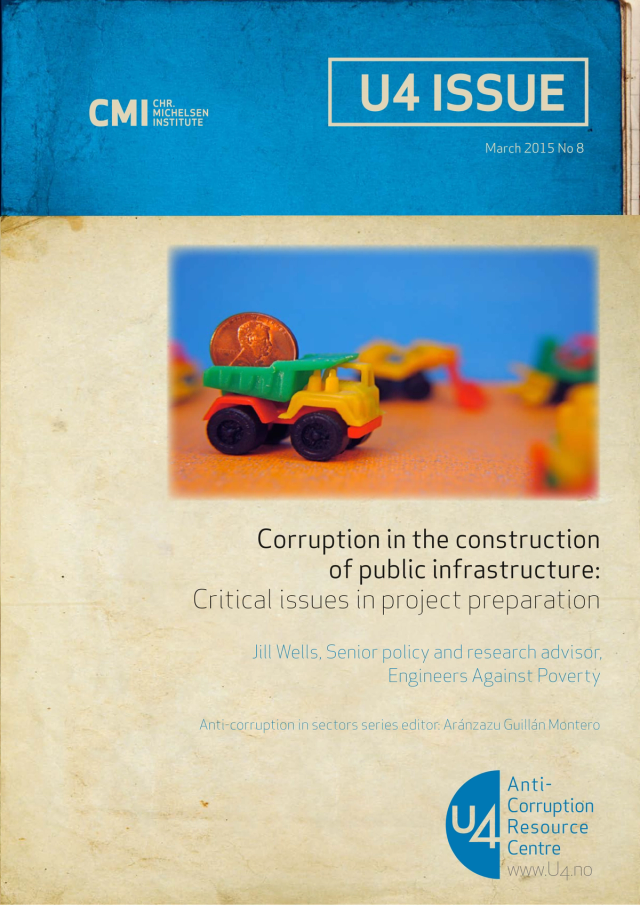 Corruption in the construction of public infrastructure: Critical ...