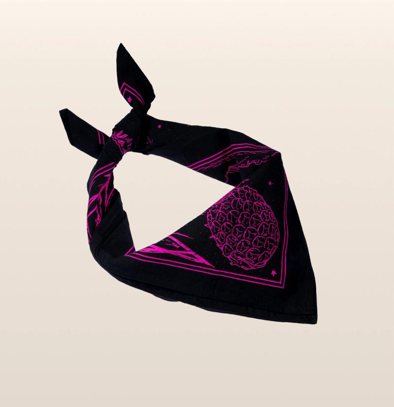 BLACK MAGENTA bandana - D.S. & DURGA
