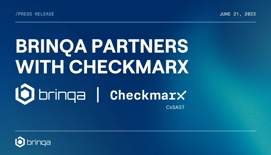 Brinqa Announces Partnership with Checkmarx - Brinqa