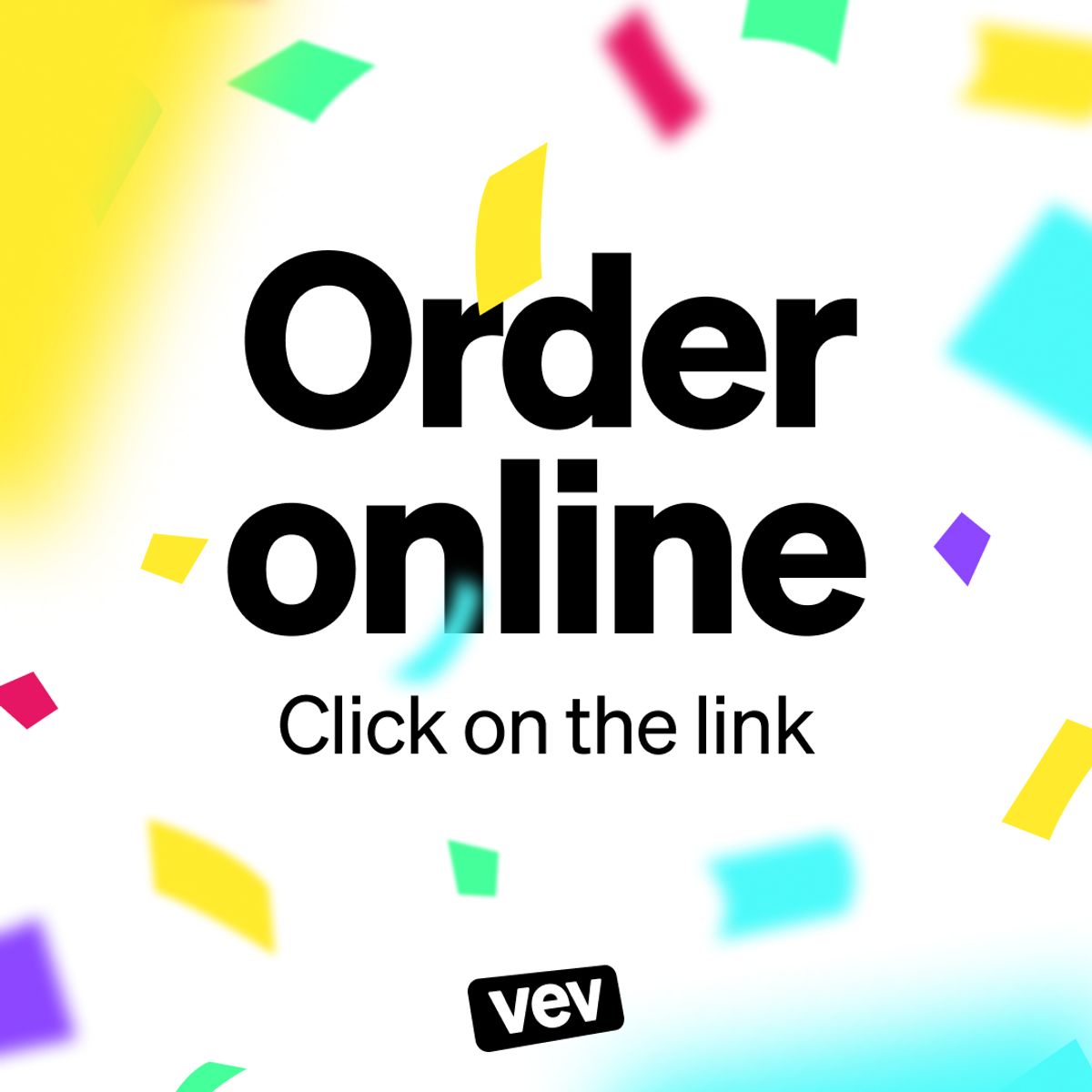 How to tell people on social media they can now order online — Vev