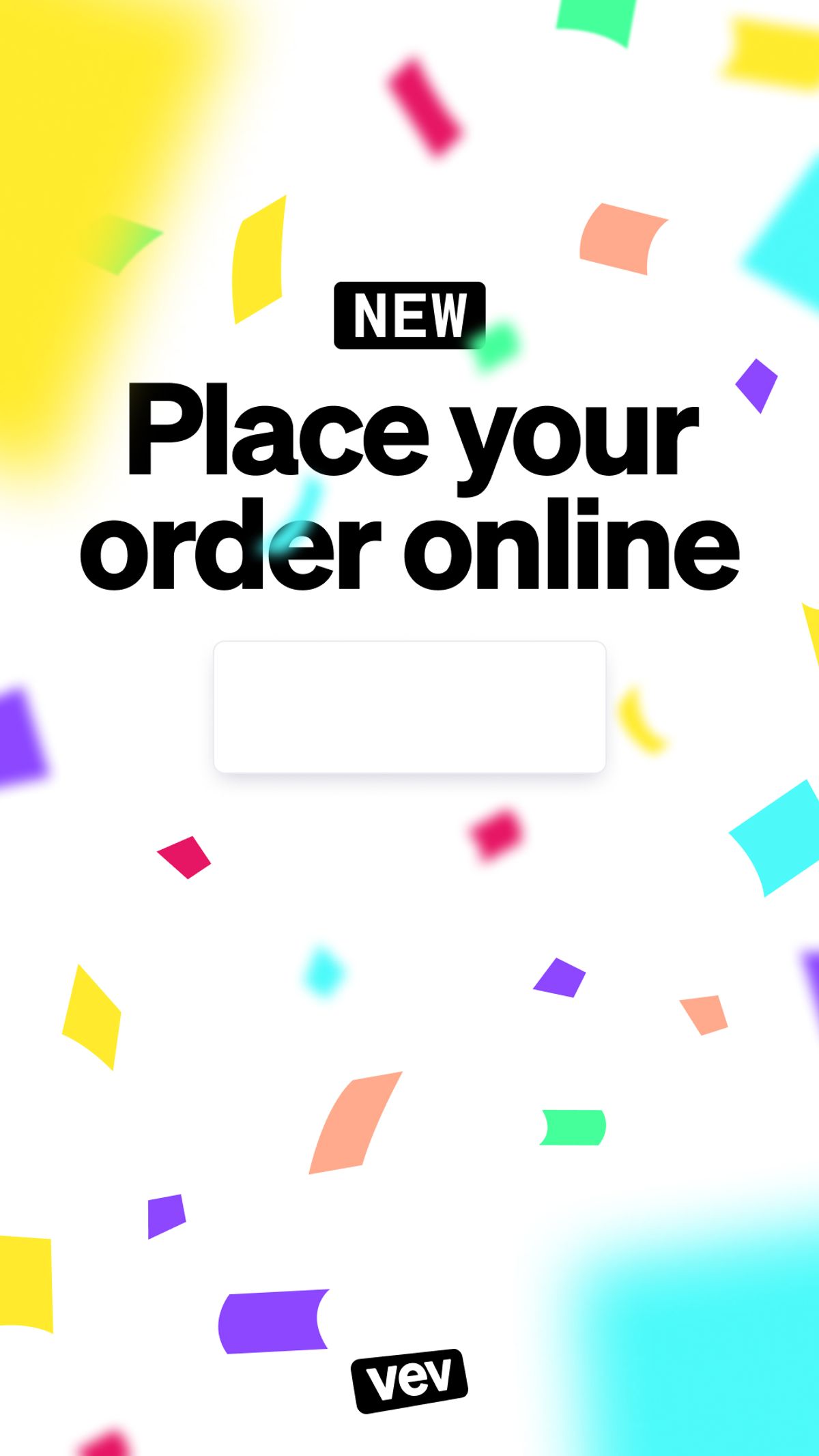 How to tell people on social media they can now order online — Vev