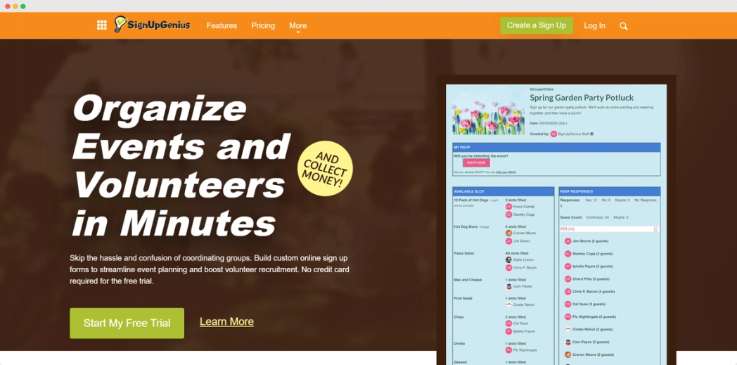 Best 7 volunteer scheduling software for small businesses in 2025 — Vev