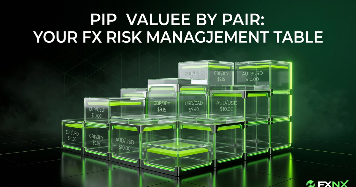Pip Value by Pair: A Trader's Risk Management Table | FXNX
