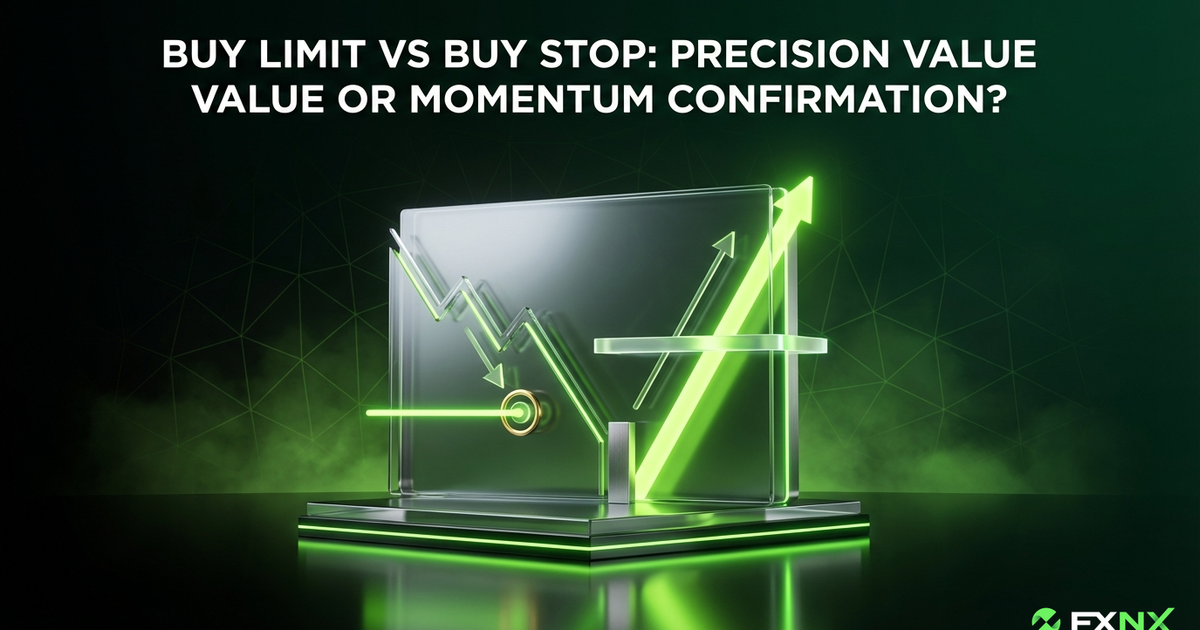 Buy Limit vs Buy Stop: Guía de ejecución en trading SMC | FXNX