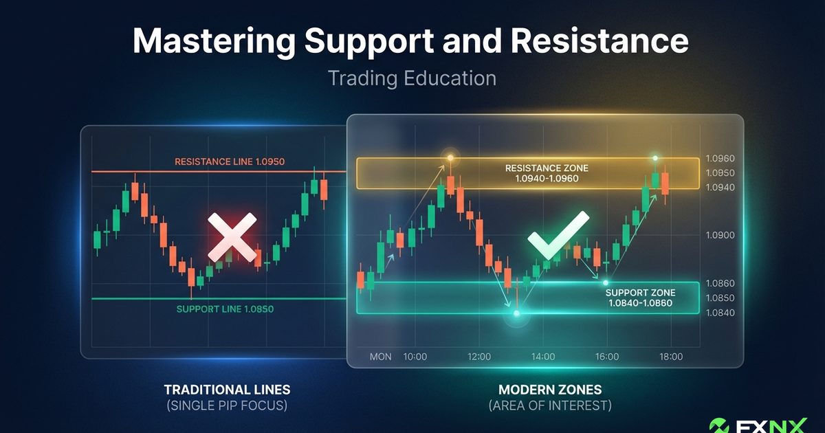Mastering Support and Resistance Zones: Beyond the Single