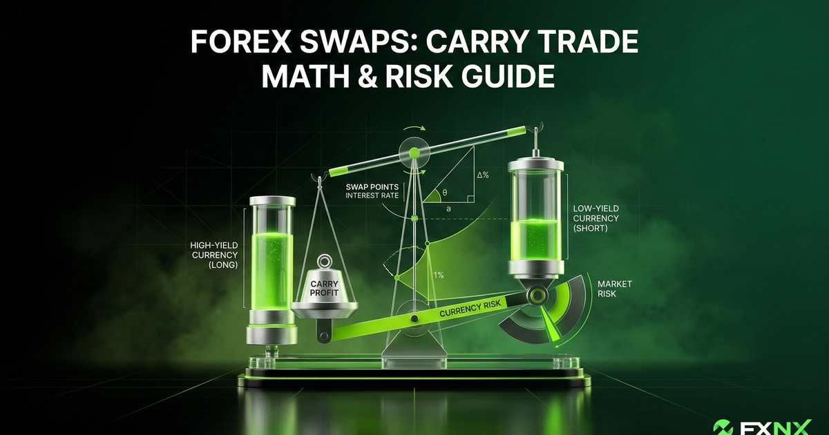 Forex Swap Rates: Carry Trade Math & Risk Management Guide | FXNX