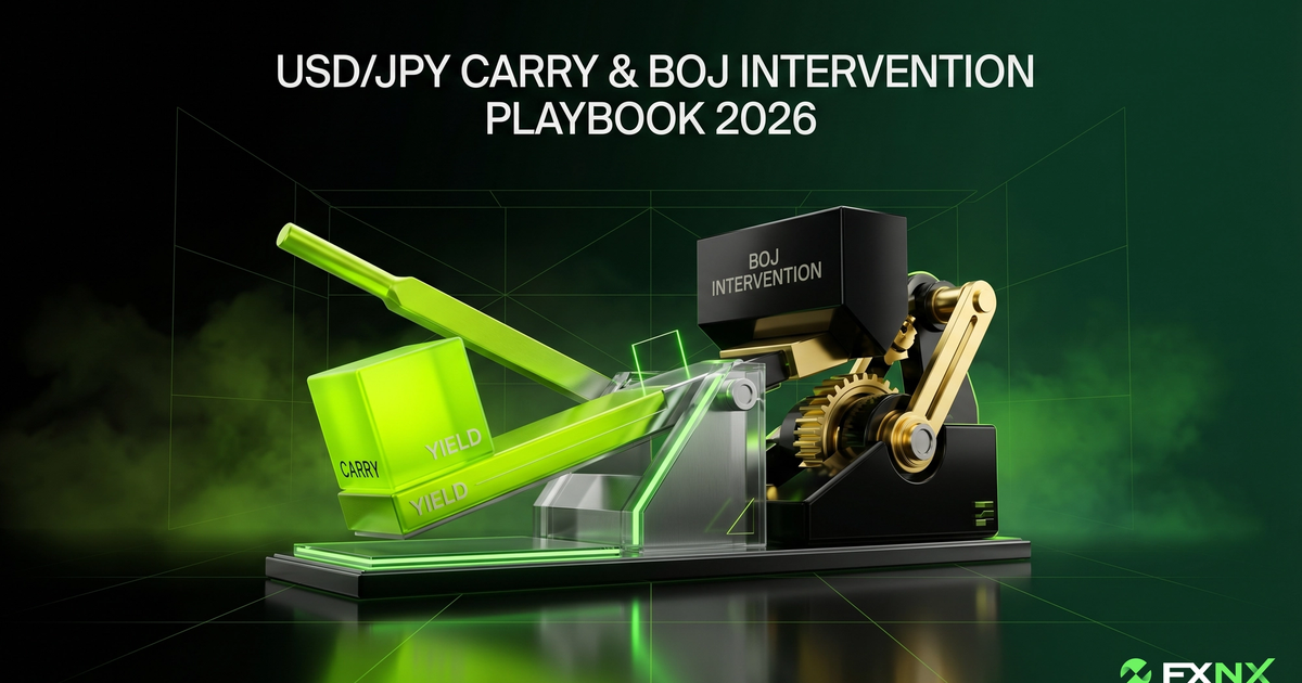 USD/JPY Carry Trade & BoJ Intervention Playbook for 2026 | FXNX