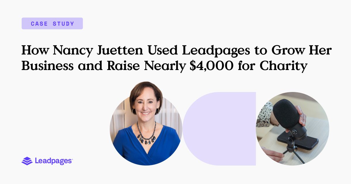 How Nancy Found New Customers & Raised Money For Charity