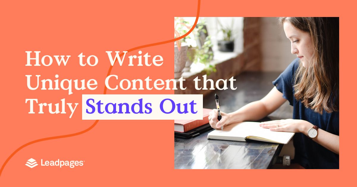 Mastering Unique Content Creation: Stand Out with Proven Strategies ...