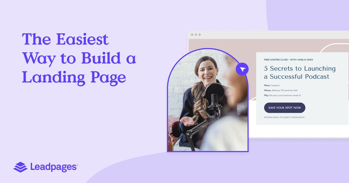 Try our Effortless Landing Page Builder | Leadpages