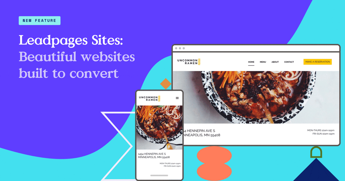 Introduce Our New Website Builder | Leadpages