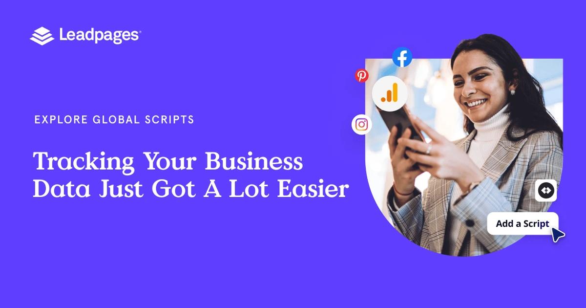 Install Tracking Codes on Leadpages With Global Scripts