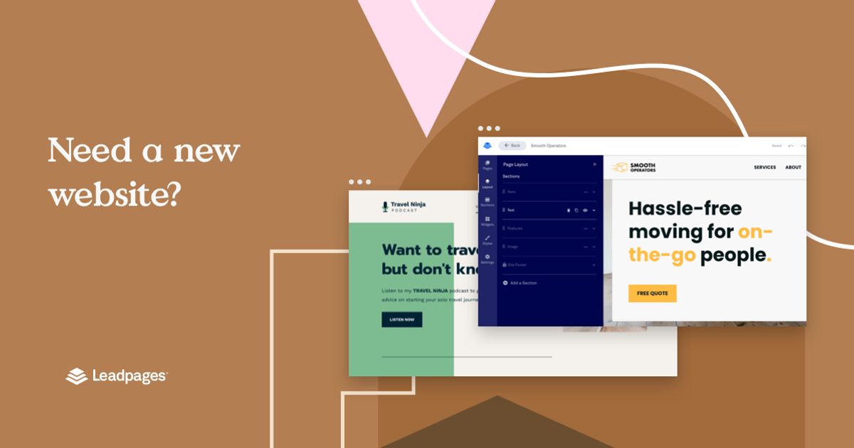How to Build Your Own Website - No Coding Required | Leadpage Blog