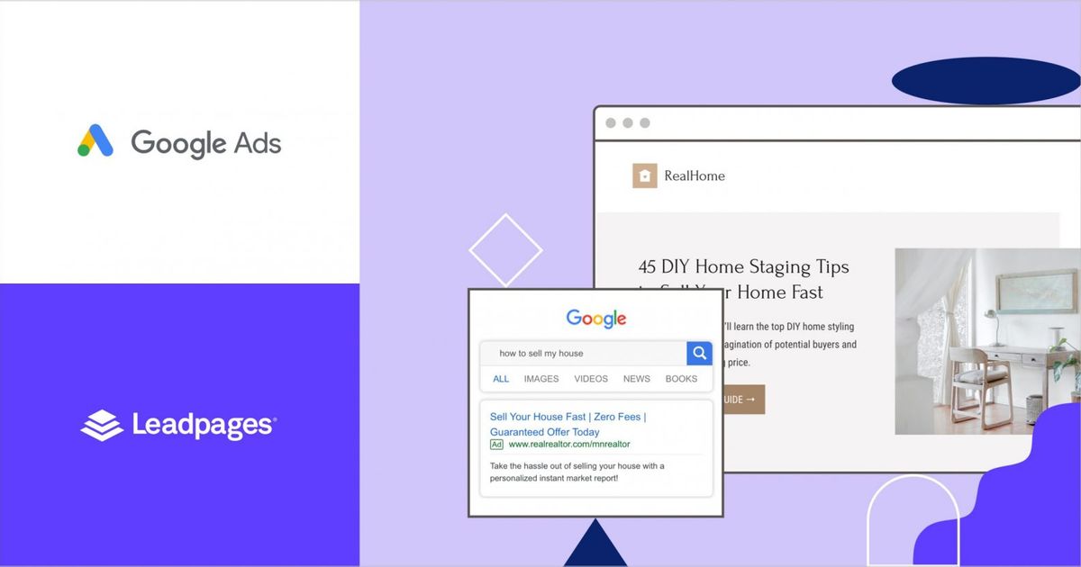 Google Adwords Landing Page Templates | Leadpages