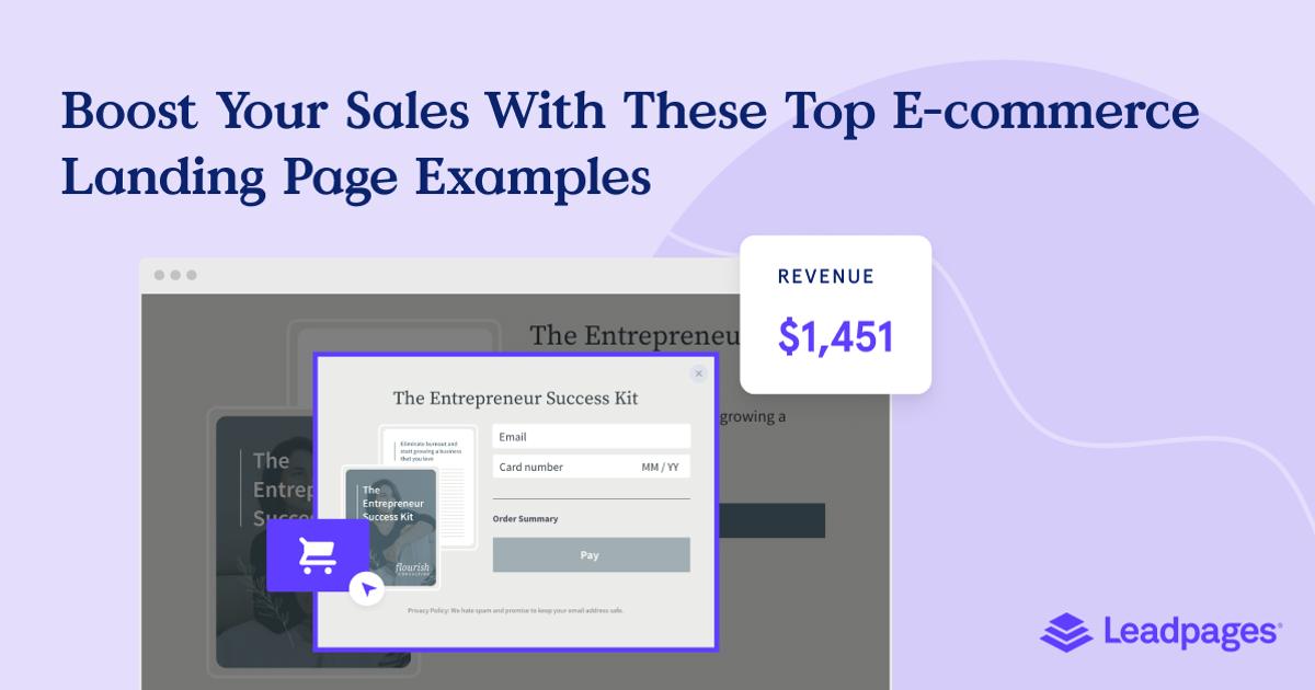 5 of the Best E-commerce Landing Page Examples | Leadpages