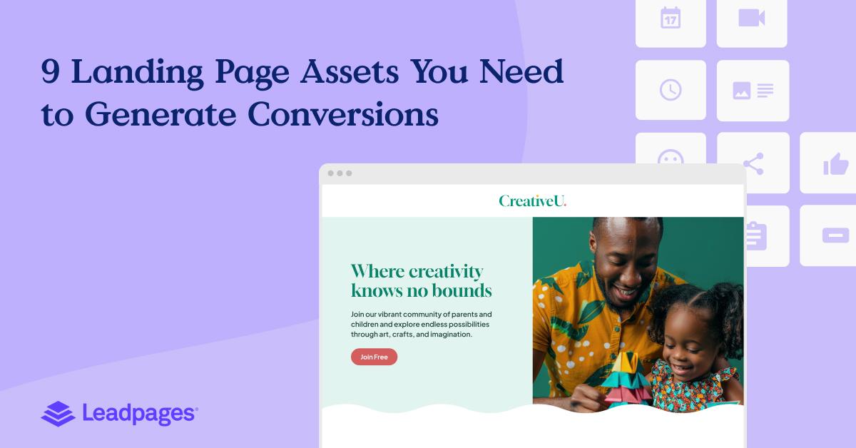 High-Converting Landing Page Assets | Leadpages